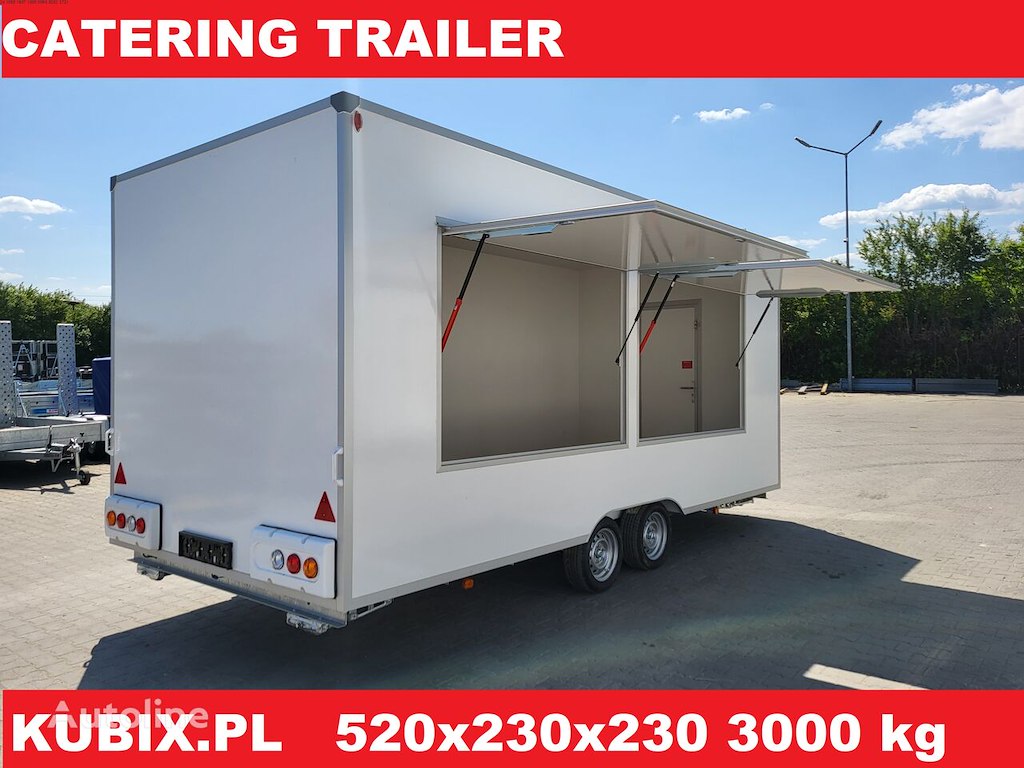 Nova Catering Trailer Verkaufsanhänger 520x230x230, 3000 kg - on stoc prikolica kiosk