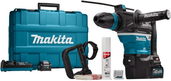 Akumulatorski elektro-pneumatski čekić / bušilica SDS-Max Makita HR005GM202; 40V XGT; 2x4,0Ah