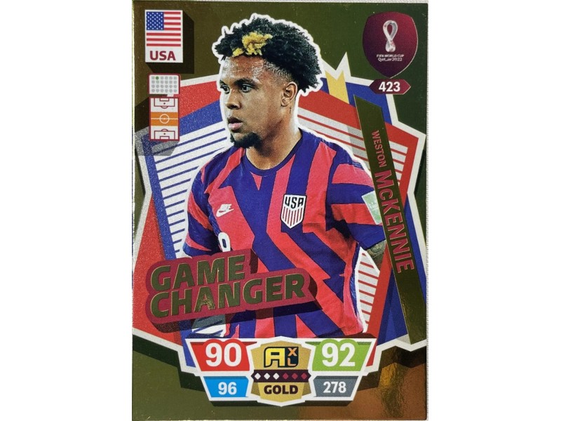 USA - Weston McKENNIE- Adrenalyn XL - FWC Qatar 2022
