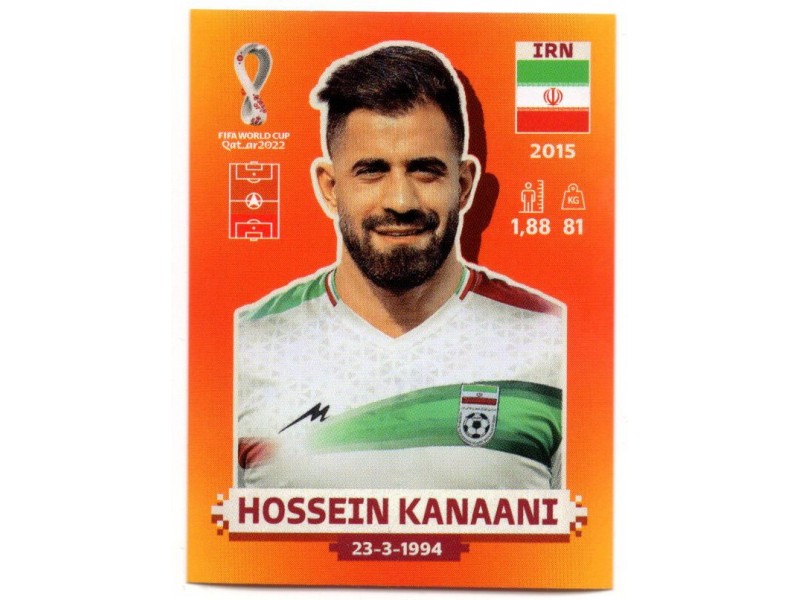 IRN.6 - HOSSEIN KANAANI - PANINI FWC Qatar 2022