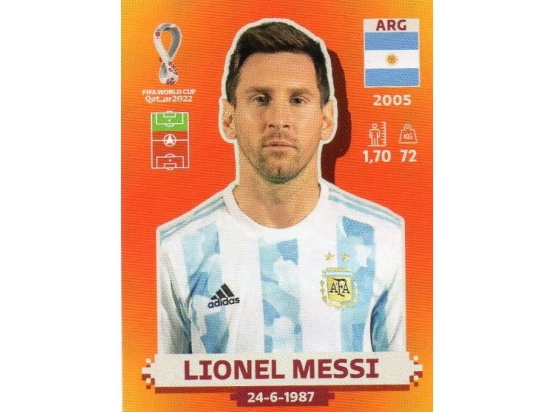 ARG.19 - Lionel MESSI - PANINI FWC Qatar 2022