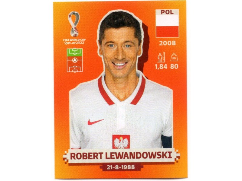 POL.16 - ROBERT LEWANDOWSKI - PANINI FWC Qatar 2022