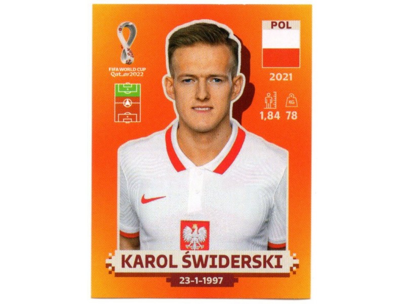 POL.19 - KAROL SWIDERSKI - PANINI FWC Qatar 2022