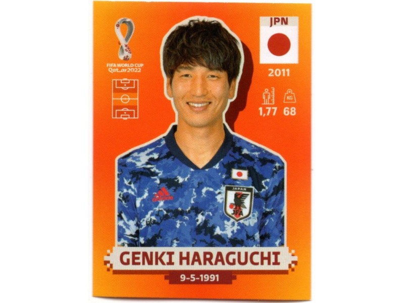 JPN.10 - GENKI HARAGUCHI - PANINI FWC Qatar 2022