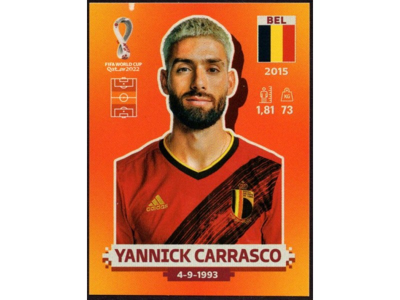 BEL.9 - Yannick CARRASCO - PANINI Qatar 2022