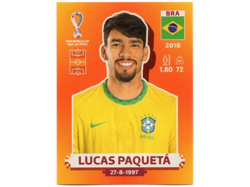 BRA.13 - Lucas PAQUETA - PANINI FWC Qatar 2022