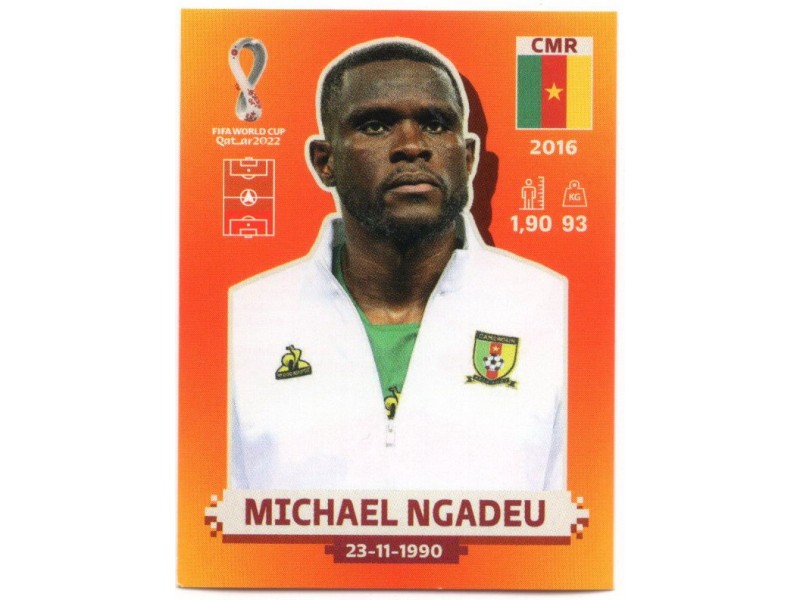 CMR.8 - MICHAEL NGADEU - PANINI FWC Qatar 2022