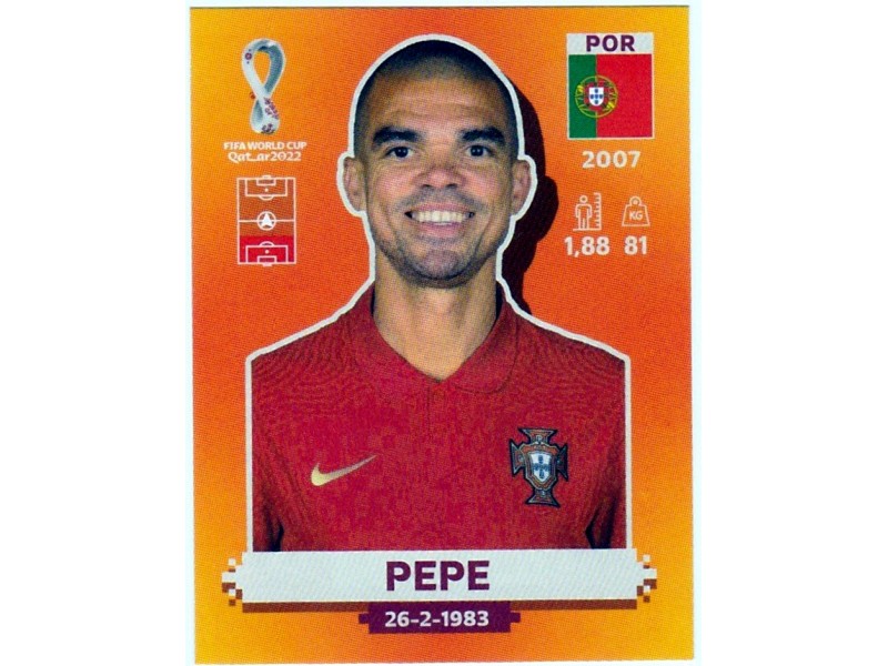 POR.7 - PEPE - PANINI FWC Qatar 2022