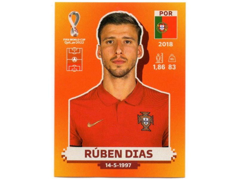 POR.9 - RUBEN DIAS - PANINI FWC Qatar 2022