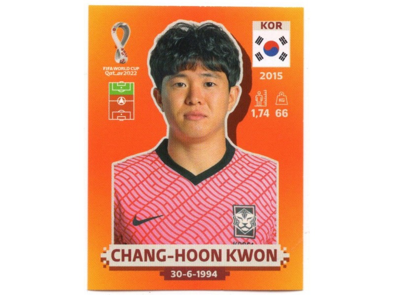 KOR.17 - CHANG-HOON KWON - PANINI FWC Qatar 2022
