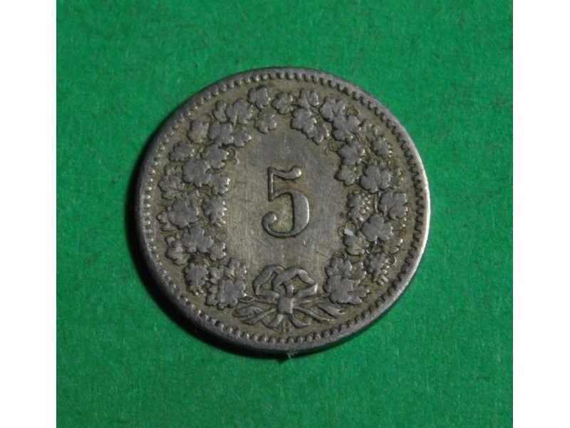 5 rappen 1882