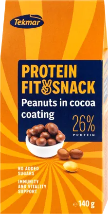 Tekmar
PROTEIN FIT&SNACK - kikiriki u kakao prelivu, 140 g