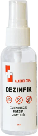 Dezinfik
Alkohol 75% , sprej, 50 ml
Biocid