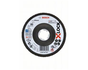 BOSCH BOSCH X-LOCK FLAP DISK X571 METAL G80 125M