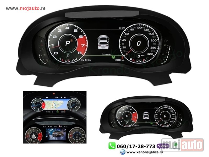 Virtuelna digitalna tabla vw golf passat b6