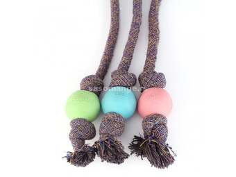 BECO Ball on rope S Pink