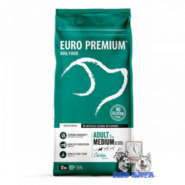 Euro Premium Hrana Za Pse, Piletina i Pirinač 12kg