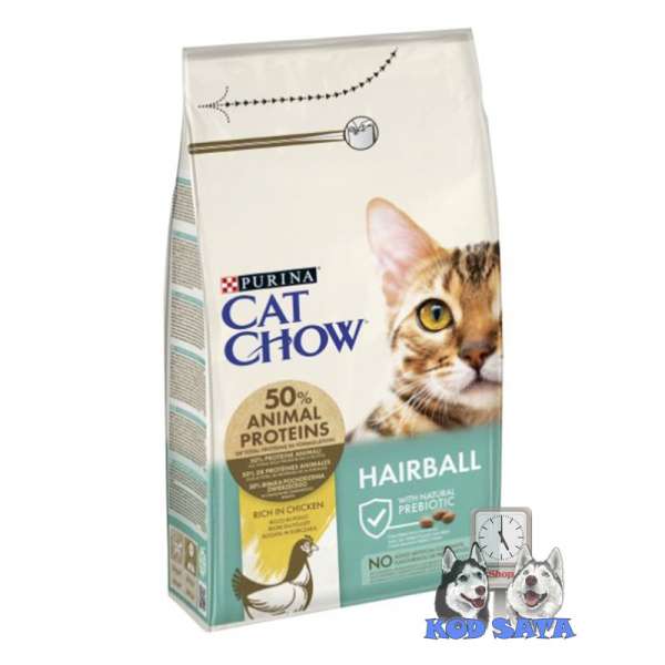 Purina Cat Chow Hrana Za Mačke, Hairball Piletina 15kg