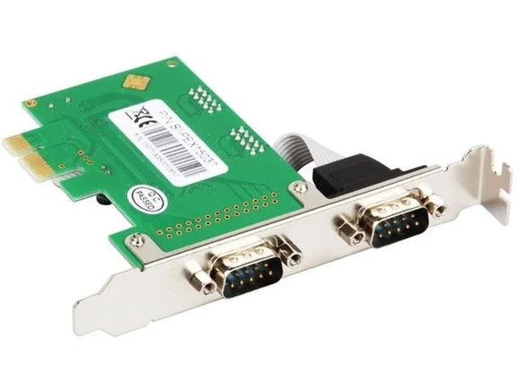 E-Green PCI Express kontroler 2-port / RS-232,DB-9