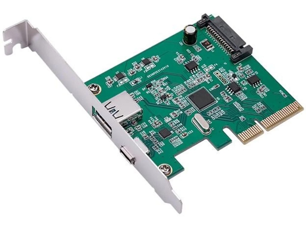 E-Green PCI-Express kontroler USB 3.1 Type-A+USB-C Host