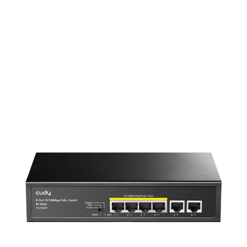 Cudy FS1006P PoE+ switch 6-portni