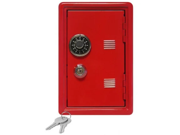 Pokloni Metalni Trezor - Kasica Crvena 25250
