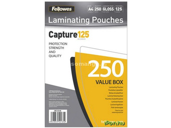 FELLOWES A4 bright laminating foil 125 mikron IFW53149