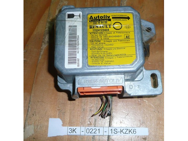 Renault 7700412342 A Twingo  centrala za Airbag Control