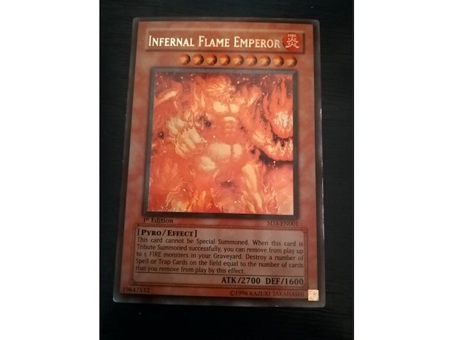 Yu-GI-OH!- Infernal Flame Emperor (Ultra rare)