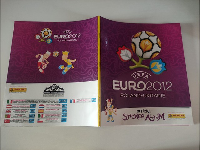 Album Euro 2012 Panini Nov