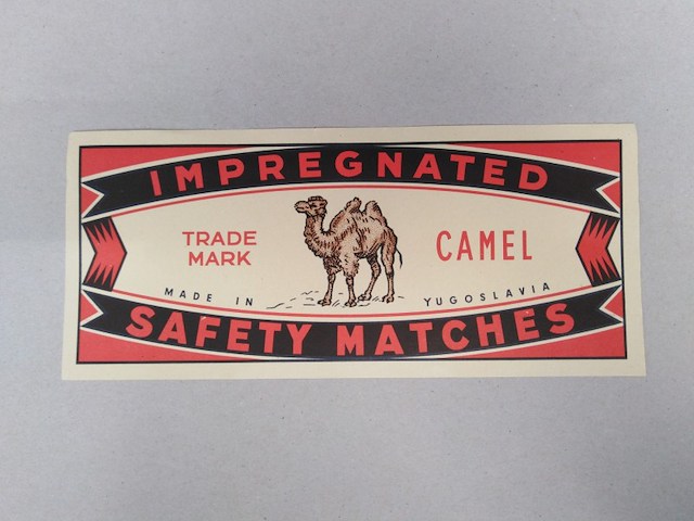 Impregnated Safety Matches, Made in Yugoslavia, Retko !