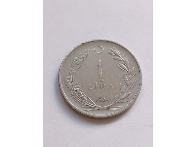 1 Lira 1964.g - Turska -