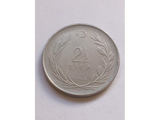 2,5 Lira 1964.g - Turska -