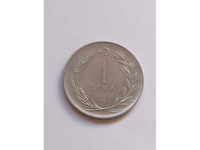 1 Lira 1969.g - Turska - LEPA Kovanica -