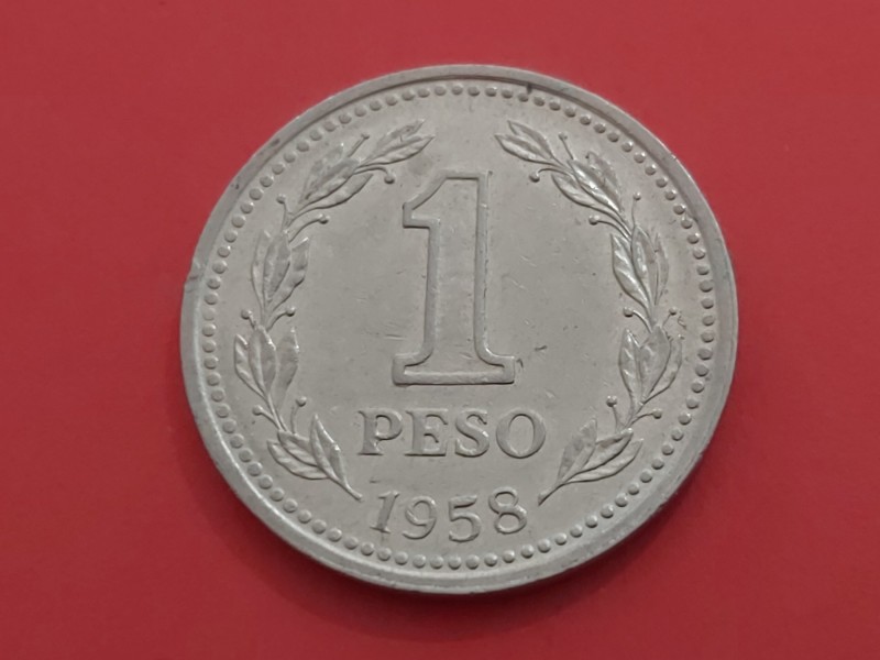 Argentina - 1 peso 1958 god