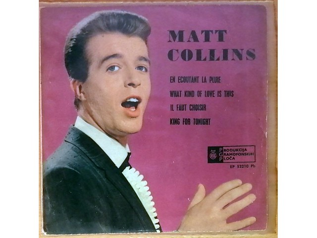 EP MATT COLLINS - En Ecoutant La Pluie (1964) odlična