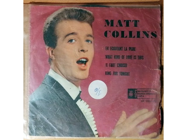 EP MATT COLLINS - En Ecoutant La Pluie (1964) 1. press