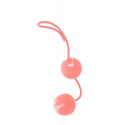 DUO BALLS MARBLE PINK