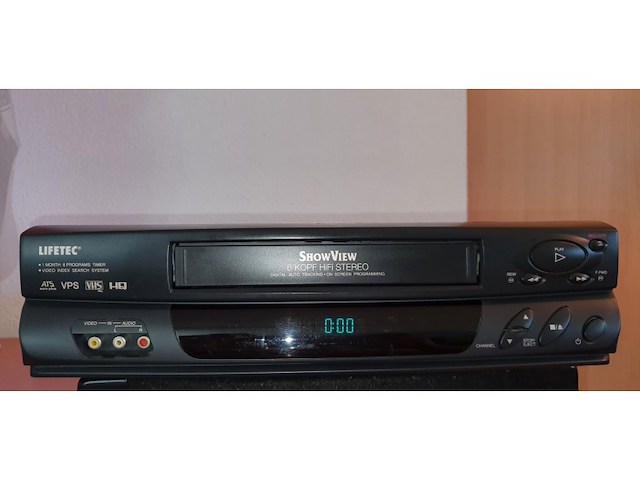 LifeTec Video Vhs snimac HI FI Stereo glava sa 6 krista