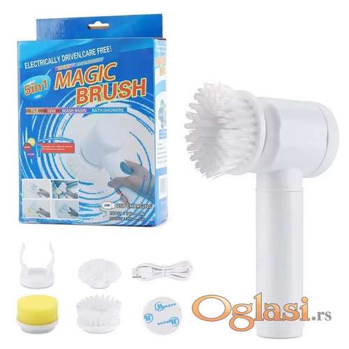 Cetka za čišćenje elektricna 5 u 1 Magic Brush