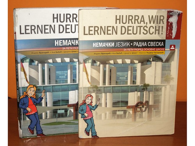 Hurra Wir Lernen Deutch! 1 Udžbenik i Radna + CD