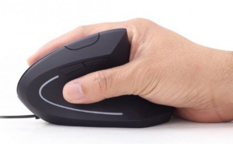 MUS-ERGO-01 Gembird Ergonomic 6-button optical mouse, black