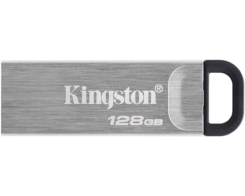 KINGSTON 128GB DataTraveler Kyson USB 3.2 flash DTKN 128GB sivi