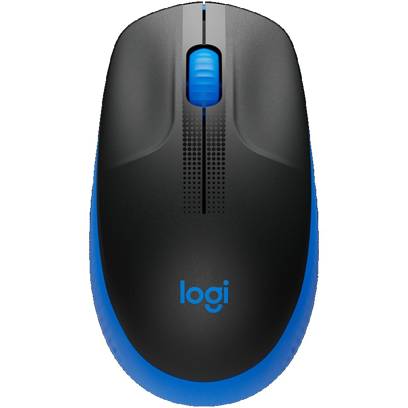 LOGITECH M190 Full-size wireless mouse - BLUE - 2.4GHZ - EMEA - M190 ( 910-005907 )