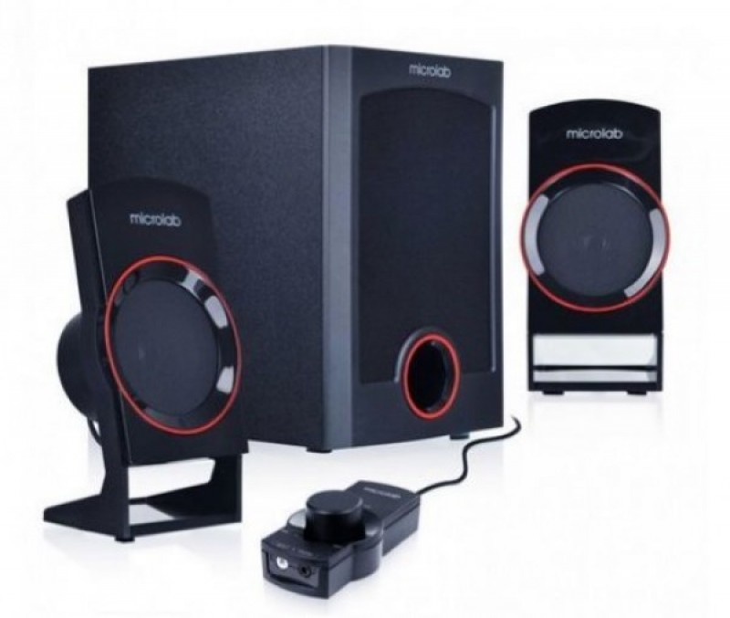 Microlab M-200BT Aktivni drveni zvucnici 2.1 40W RMS(16W, 2x12W) BLUETOOTH daljinski , 3.5mm M200BT