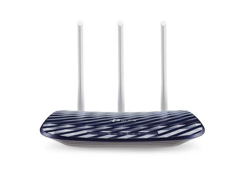 TP-LINK Wi-Fi Ruter AC750 Dual Band 300Mbps/433Mbps (2.4GHz/5GHz) 802.11ac, 1xWAN, 4xLAN, 3x ant (ARCHER C20)