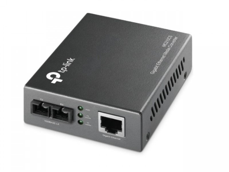 TP-LINK Media konverter Gigabit Ethernet 1000Mbps to 1000Mbps single-mode SC fiber, domet do 15km (MC210CS)