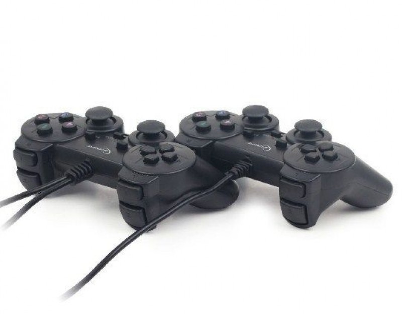 JPD-UDV2-01 ** Gembird USB 2.0 double vibration gamepad black (720)