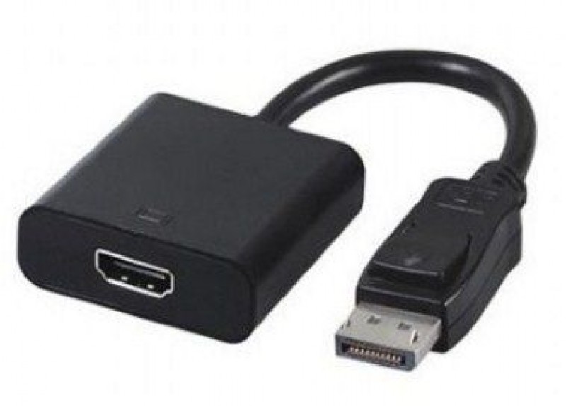 Adapter DisplayPort (M) - HDMI (F) crna