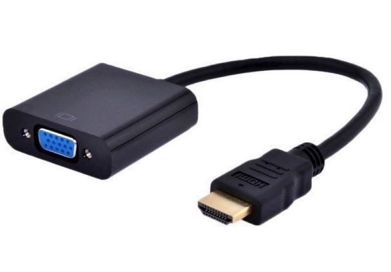 ADAP HDMI-VGA + AUDIO 15cm KAB